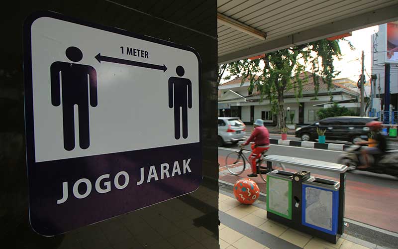 RAMBU WAJIB PAKAI MASKER DAN JAGA JARAK