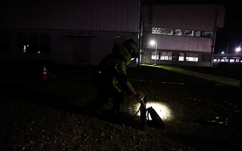 Polisi Gelar Simulasi Penanganan Ancaman Bom dan Serangan Terorisme