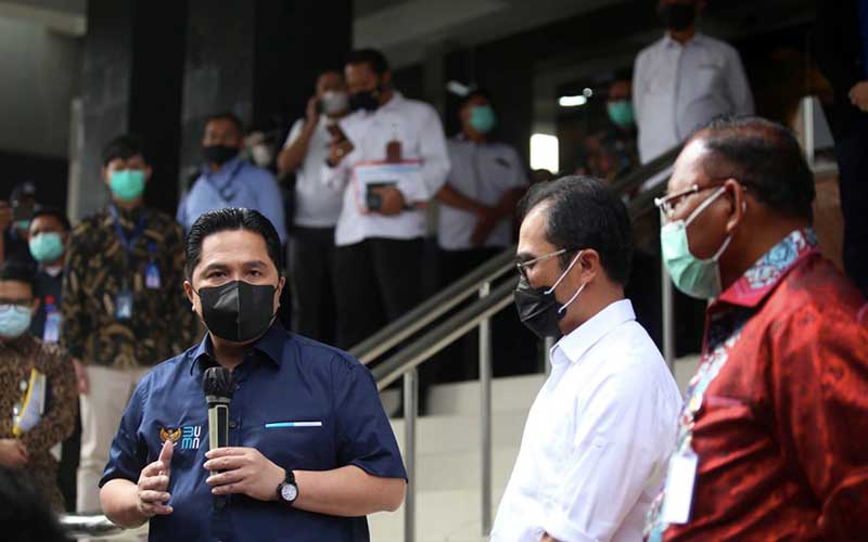 Erick Thohir Meminta Bio Farma Pacu Kapasistas Produksi Vaksin Covid 19