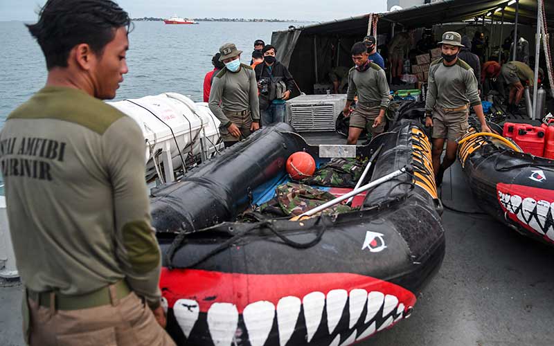 Pencarian Pesawat Sriwijaya Air SJY 182 di Perairan Kepulauan Seribu ...