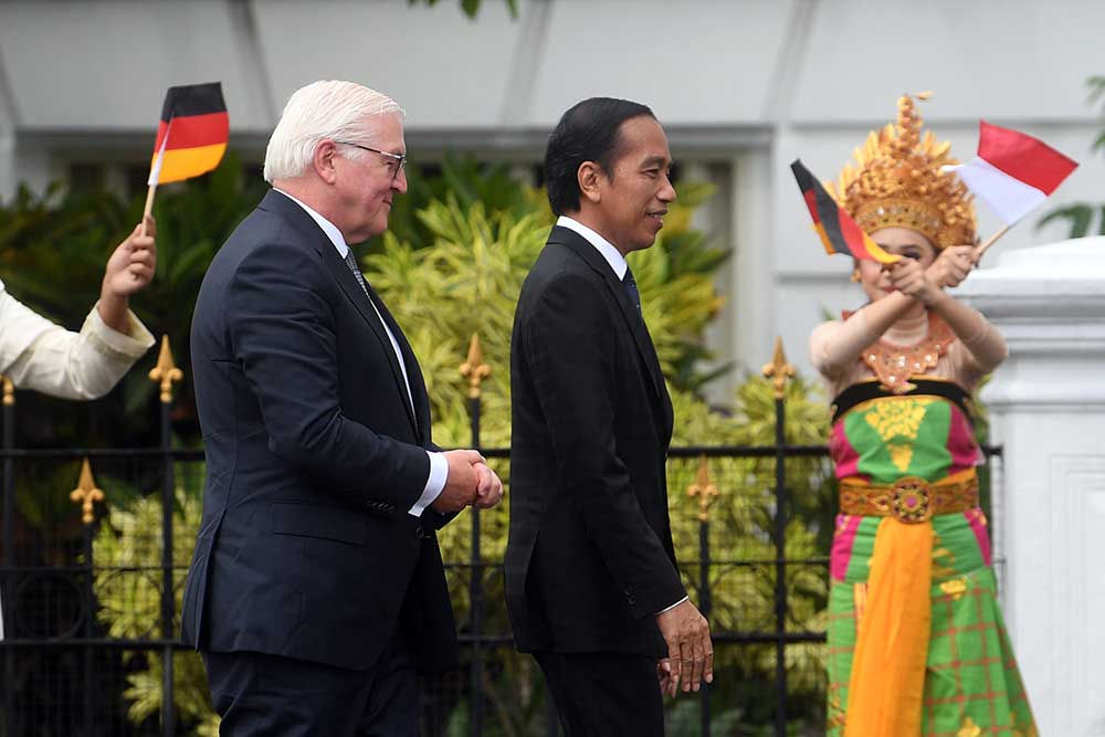 Jokowi Bertemu Presiden Republik Federal Jerman Frank-Walter Steinmeier ...