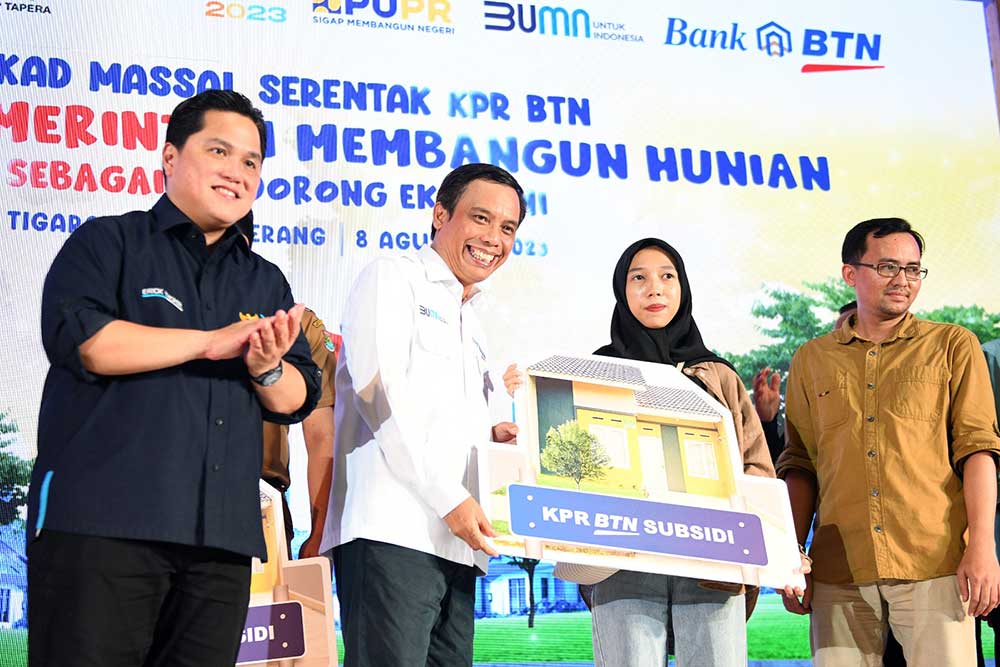 Bank BTN Gelar Akad KPR Massal 10.000 Unit