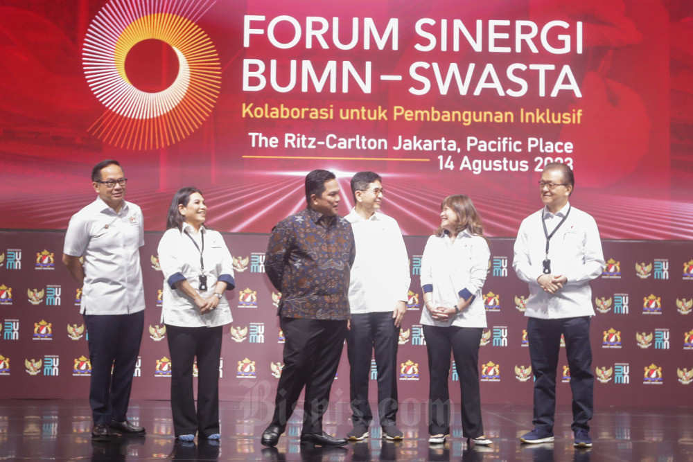 Kementerian BUMN Berkolaborasi Dengan Kadin Indonesia Hadirkan Forum Sinergi BUMN dan Swasta