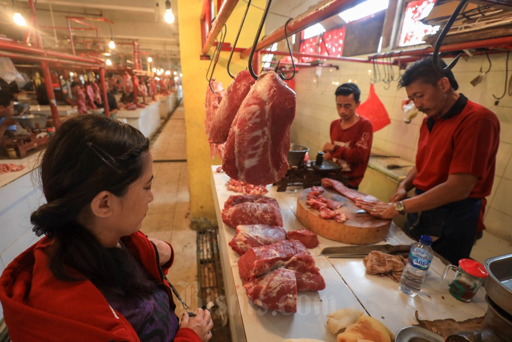 Harga Daging Sapi Mencapai Rp134.750 per Kilogram