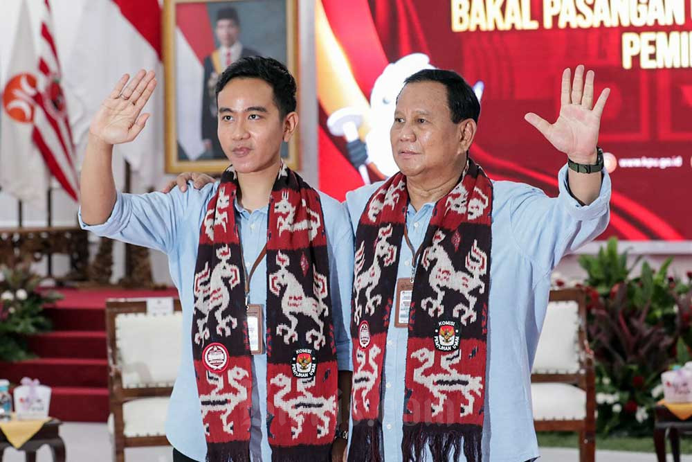 Pasangan Prabowo Subianto Dan Gibran Rakabuming Raka Resmi Mendaftar Ke Kpu