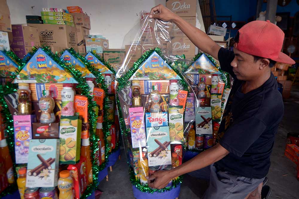 Menjelang Lebaran Permintaan Parsel Mulai Meningkat