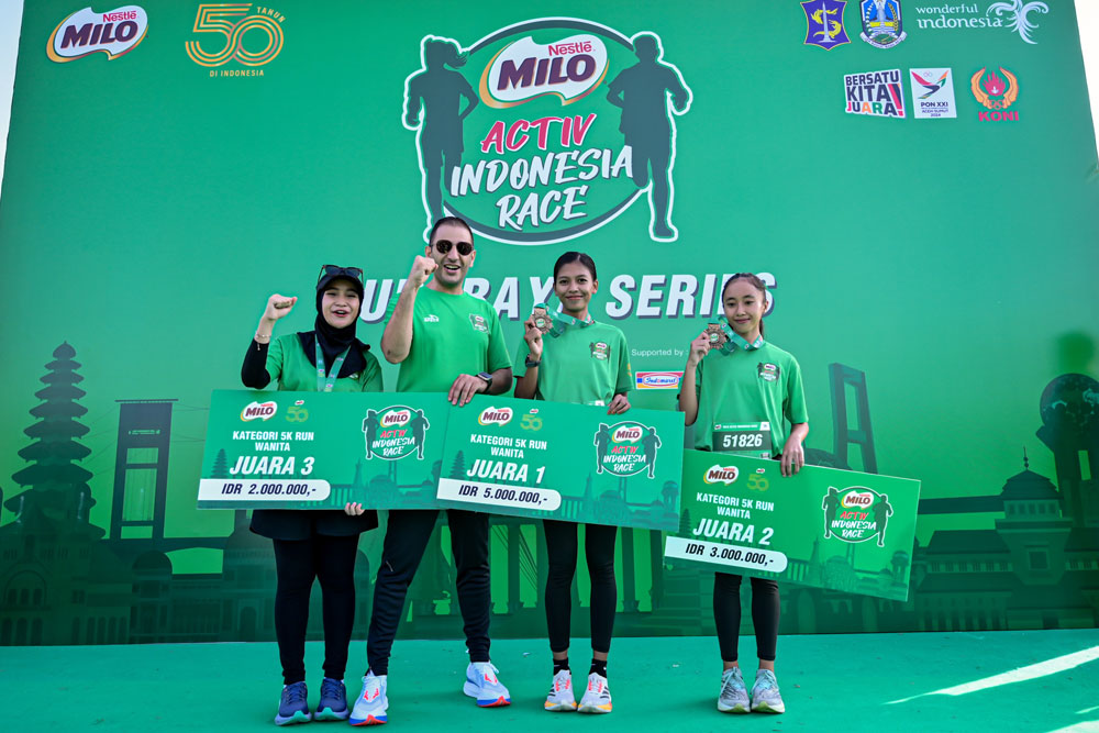 Nestle MILO Hadirkan Road to MILO ACTIV Indonesia Race 2024 Surabaya Series