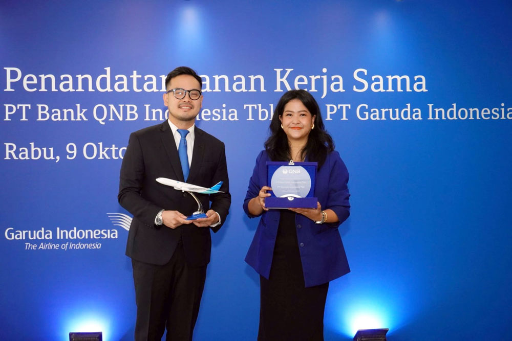 Kerja Sama Bank QNB Indonesia Dengan Garuda Indonesia