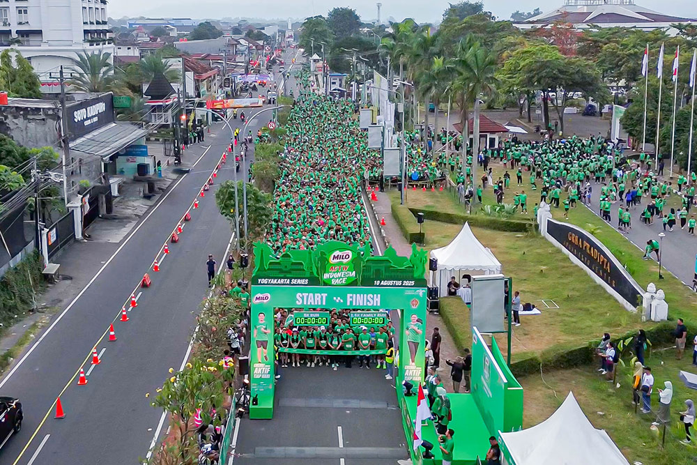 Ribuan Peserta Ikuti Road to MILO ACTIV Indonesia Race 2025 di Yogyakarta