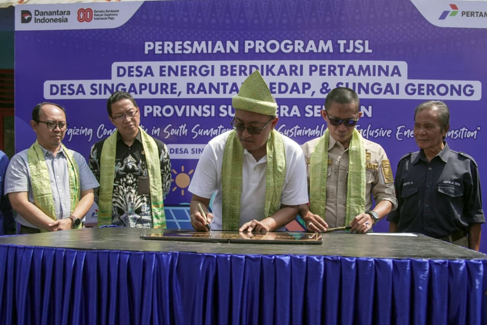 Desa Energi Berdikari Sumatera Selatan, Cara Kilang Pertamina Hadirkan ...