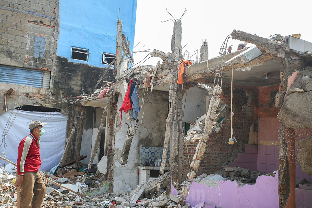 Pemkot Tangsel Bangun Ulang Rumah Hancur Akibat Ledakan Misterius