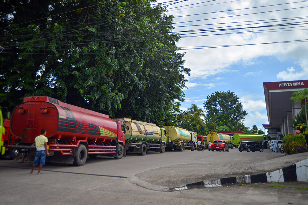 Antrean Panjang BBM Bio Solar Terjadi di Padang, Kuota Sumatra Barat ...