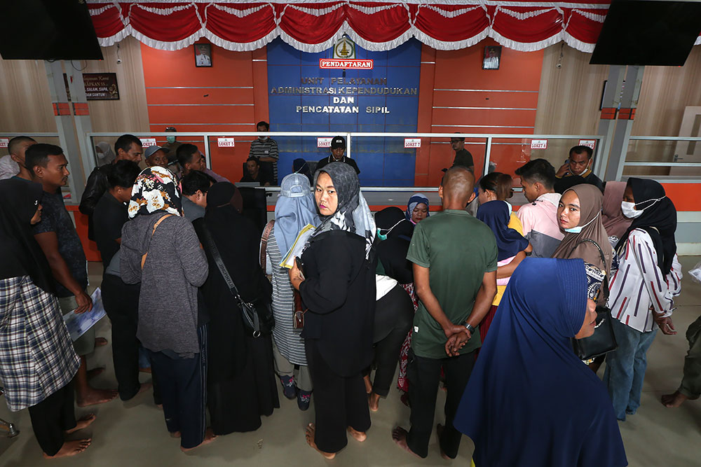 Korban Banjir Bandang Aceh Tamiang Urus Kembali Dokumen Kependudukan