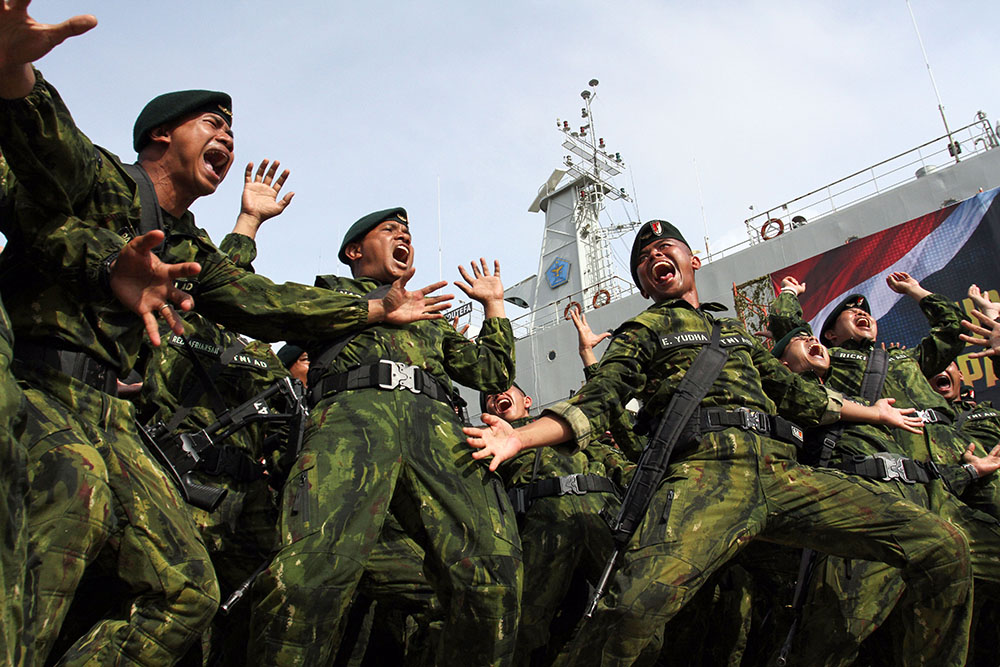 450 Prajurit TNI Yonif 113/Jaya Sakti Kembali Usai Tugas Pengamanan ...