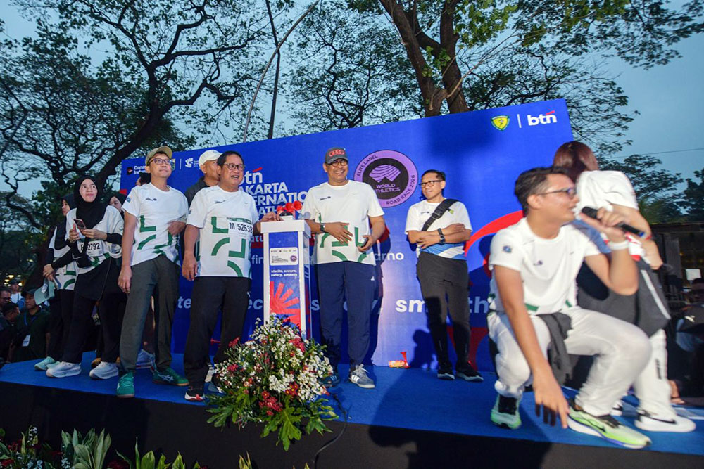 Ribuan Pelari Meriahkan BSN 5K di BTN Jakarta International Marathon 2026