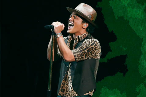 GRAMMY AWARDS: Tribute To Prince Persembahan Bruno Mars