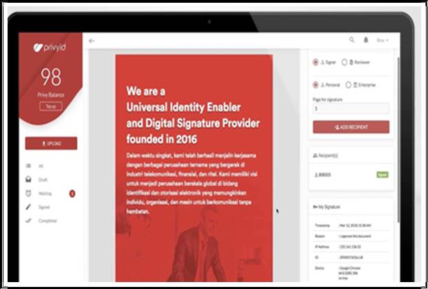 Tanda Tangan Digital di Indonesia Makin Diminati