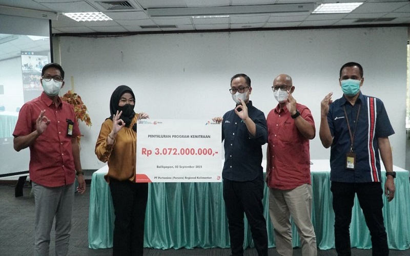 UMKM Mitra Pertamina se-Kalimantan Dikucuri Modal Rp3 Miliar