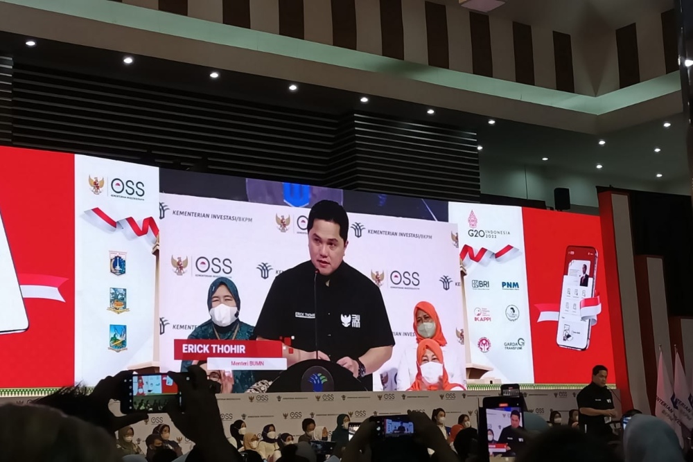 Di Depan UMKM, Erick Thohir Sebut Beda Jokowi dengan Pemimpin Lain