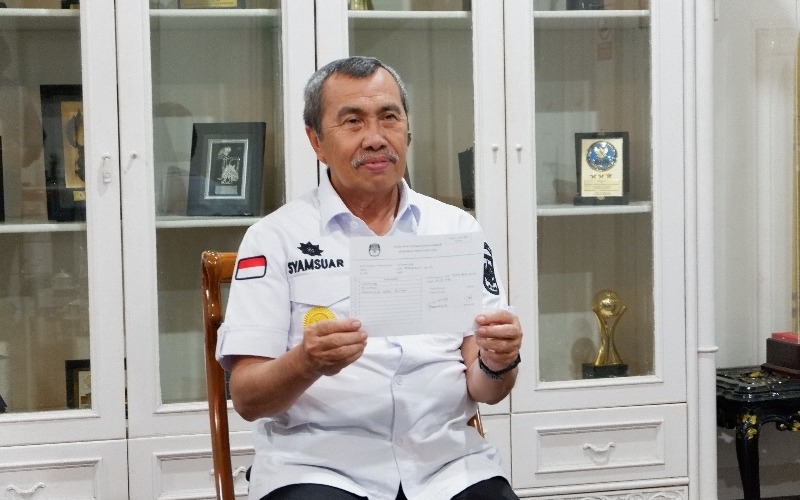 Tahapan Coklit Dimulai, KPU Sambangi Rumah Gubernur Riau