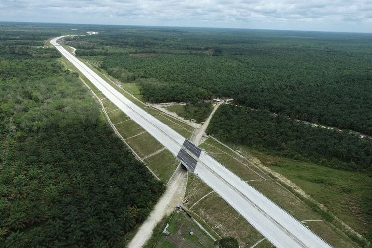 Kala Hutama Karya Resmi Lego Dua Ruas Jalan Tol Trans-Sumatra