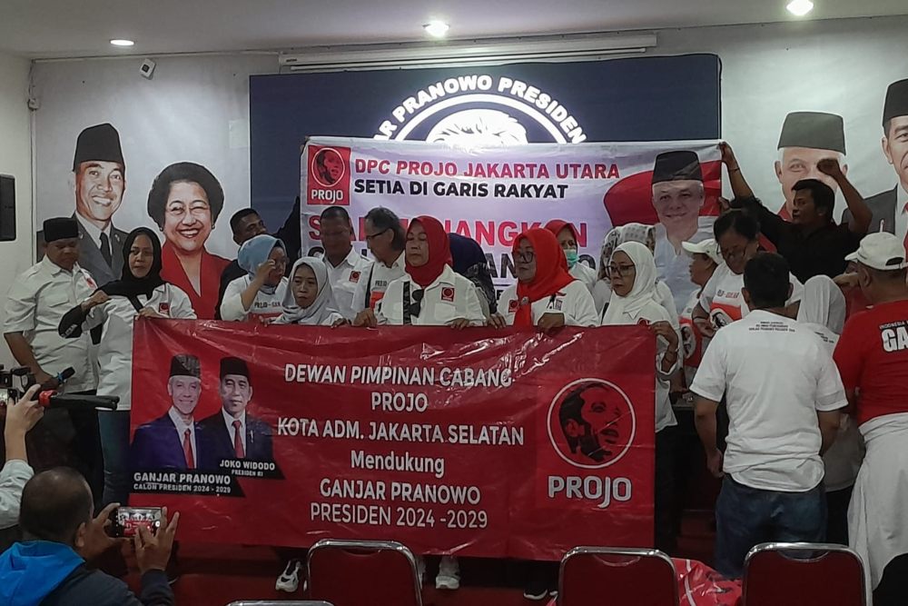Beda Jalan, 3 DPC Projo di Jakarta Pilih Dukung Ganjar dibanding Prabowo