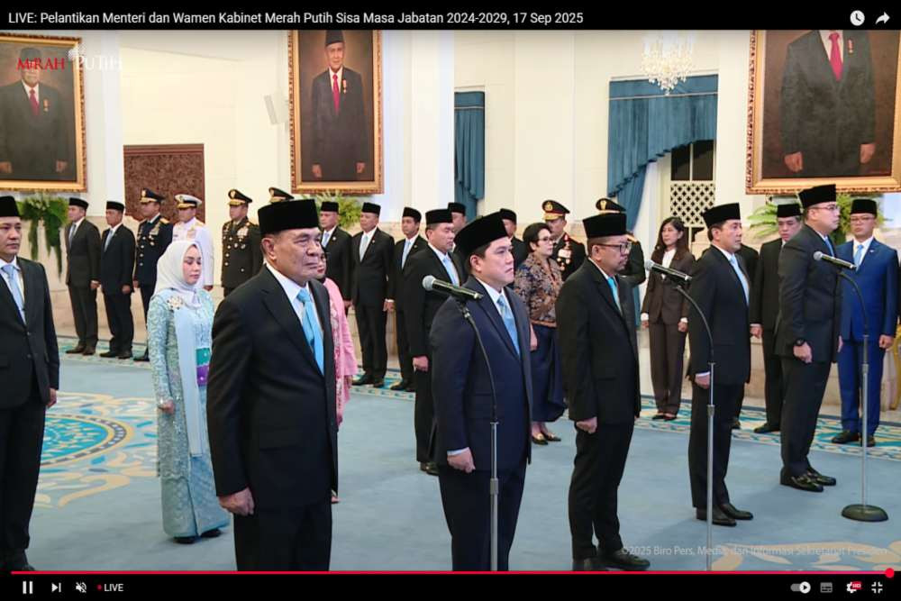 Reshuffle Kabinet Hari Ini, List Lengkap 11 Menteri dan Wamen Baru