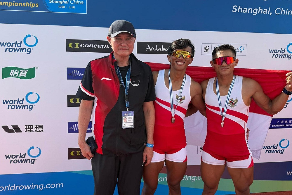 Ukir Sejarah, Tim Dayung Indonesia Raih Perak di Kejuaraan Dunia Rowing 2025
