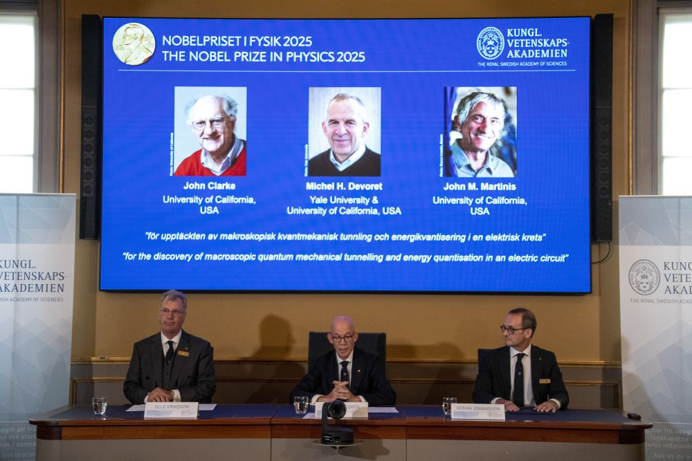 Tiga Ilmuwan AS Sabet Nobel Fisika 2025 atas Penelitian Kuantum