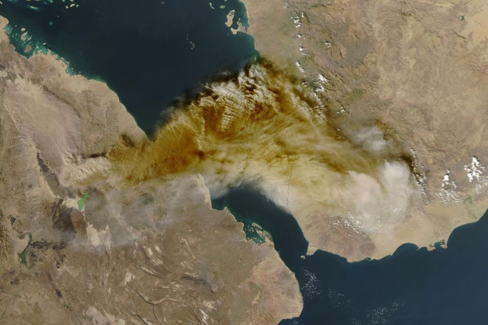 Gunung Hayli Gubbi di Ethiopia Meletus, Pertama Kali dalam 10 Ribu Tahun, Semburkan Abu hingga 15 Km