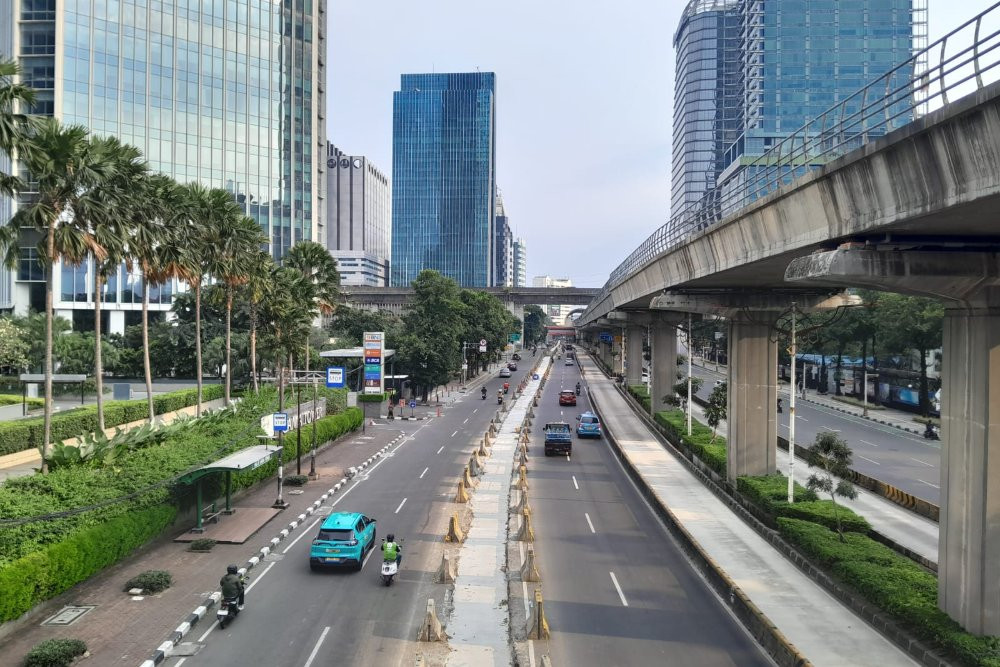 Arus Lalin Gatsu-Rasuna Said Sepi Jelang Lebaran, Jakarta Tinggal ...