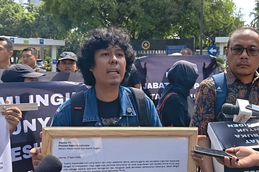 KontraS Tolak Hadiri Sidang Militer Kasus Penyiraman Andrie Yunus