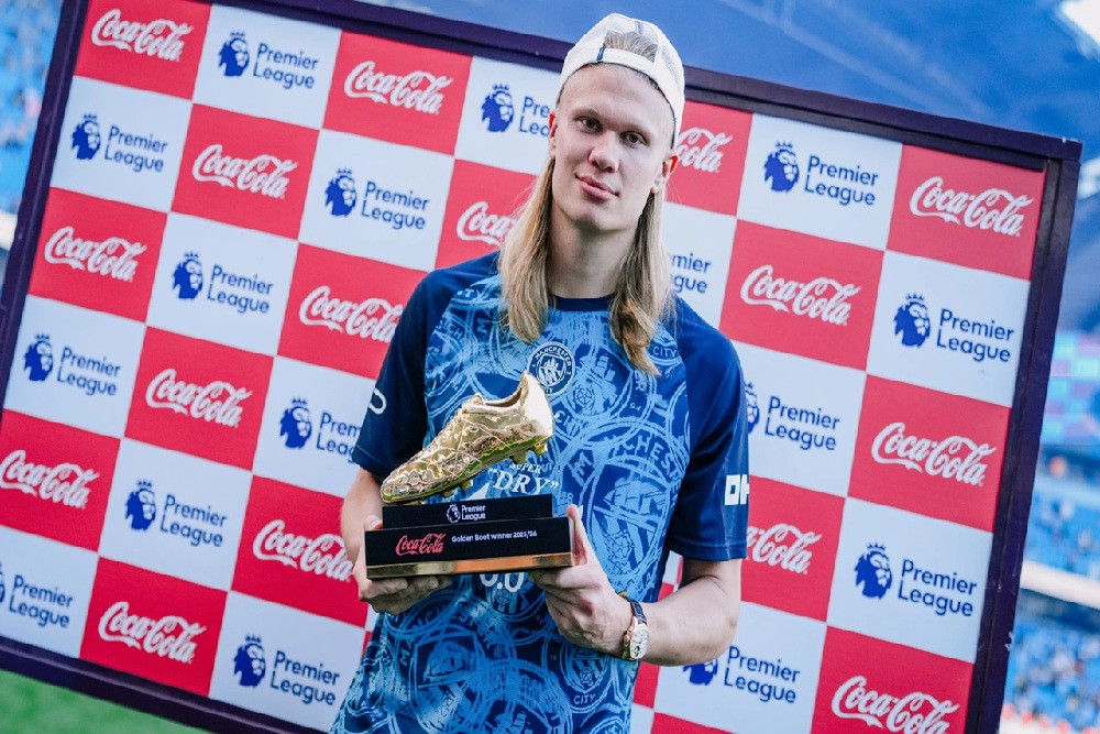 Daftar Top Skor Liga Inggris: Erling Haaland Raih Sepatu Emas