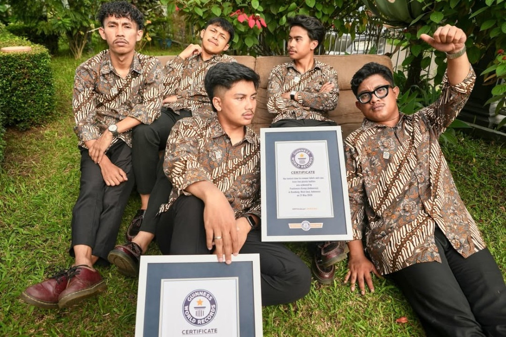Pandawara Group Raih Dua Guinness World Records