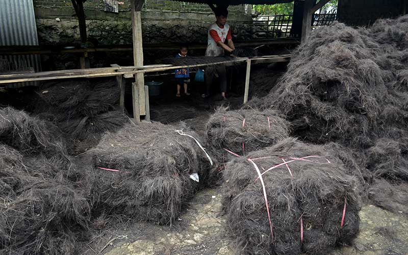 Pabrik Pengolahan Ijuk di Kabupaten Garut Mampu Menghasilkan 1,5 Ton ...