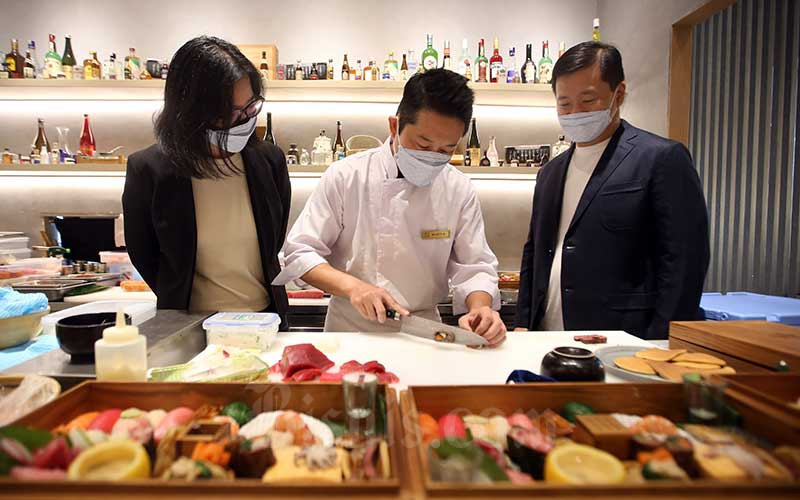 Sushi Kaiyo Berikan Sesansi Hidangan Dengan Elemen Bumi, Angin Laut dan Api