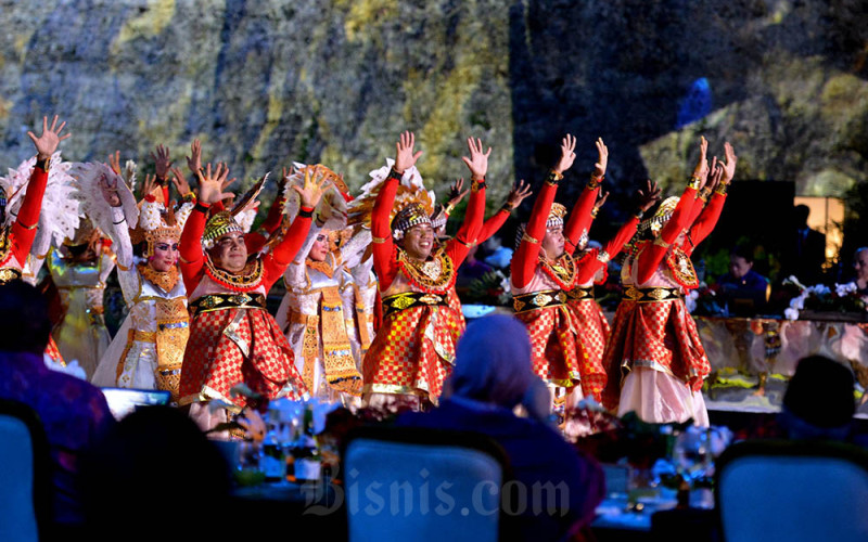 Pertunjukan Musik dan Tarian Tradisional Hibur Pemimpin G20 di Gala Dinner