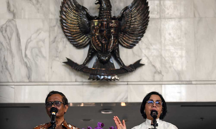 Sri Mulyani dan Mahfud MD Berikan Keterangan Terkait Dugaan Transaksi Gelap Karyawan Kemenkeu ...