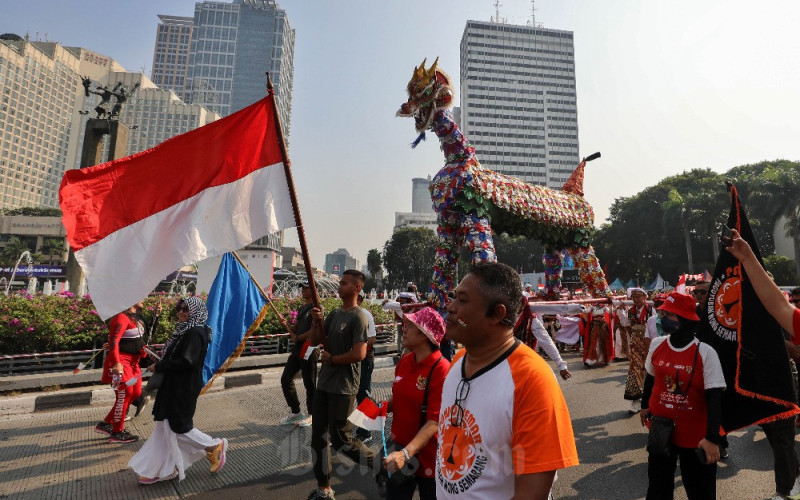 Arak-arakan Warak Ngendog di Jakarta