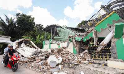 Kerusakan Akibat Gempa Bumi di Pulau Bawean