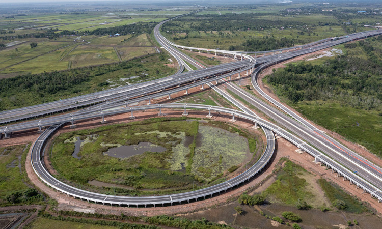 Pembangunan Simpang Susun Palembang Rampung