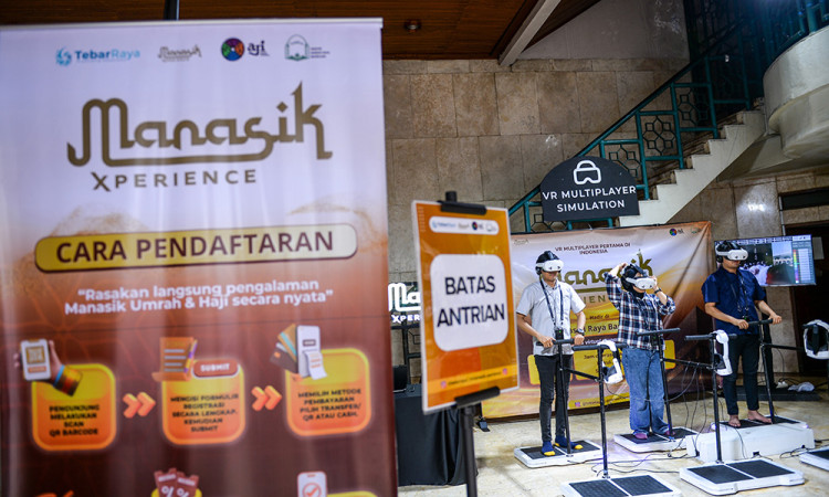 Pertama di Indonesia, Wahana Manasik Haji Virtual Reality Digelar di ...