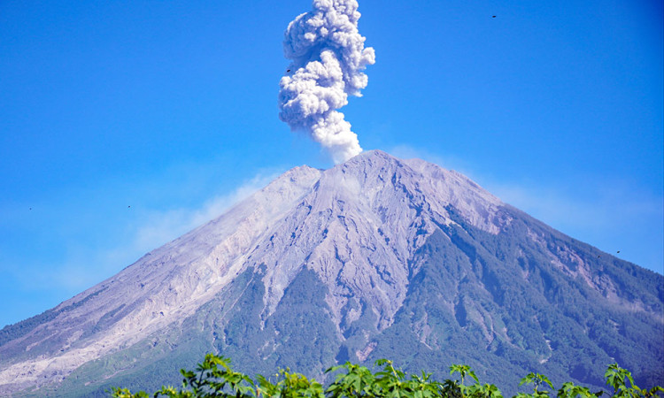 Gunung Semeru Jadi Gunung Api Paling Aktif di Indonesia pada Semester I ...