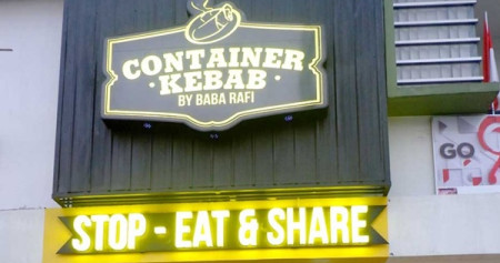 Baba Rafi Logo Setelah 9 Negara, Kebab Turki Baba Rafi Rambah India