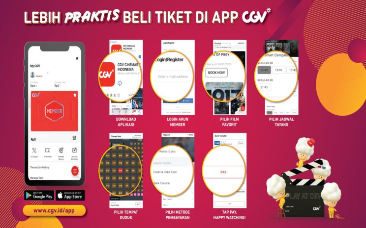 Cara Pesan Tiket Bioskop Online di HP, Gampang dan Cepat
