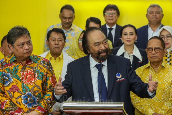 Golkar Ungkap Hasil Pertemuan Empat Mata Airlangga dan Surya Paloh Golkar Ungkap Hasil Pertemuan Empat Mata Airlangga dan Surya Paloh