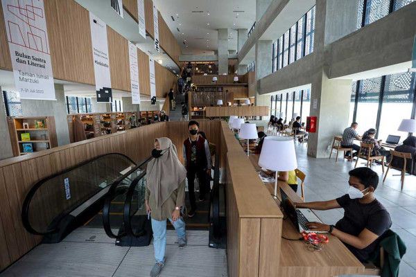 Top! Wajah Baru Perpustakaan di Taman Ismail Marzuki Dalam Bingkai Foto