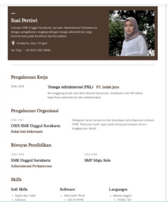 Contoh CV Lamaran Kerja yang Menarik, Dijamin Dilirik HRD