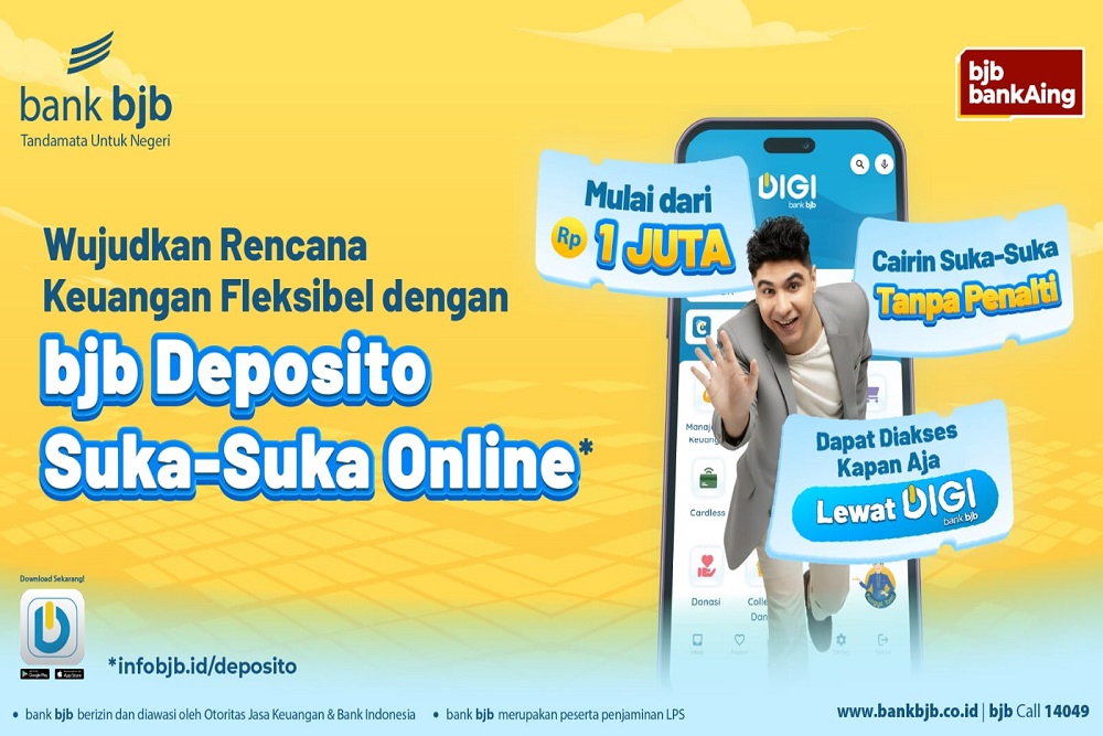 Investasi Deposito Praktis dari Genggaman dengan DIGI Bank BJB